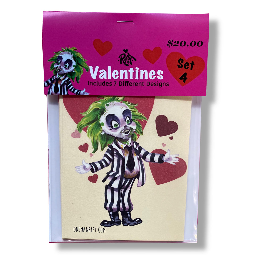 Set 4: Horror Valentine Cards – One Man Riet